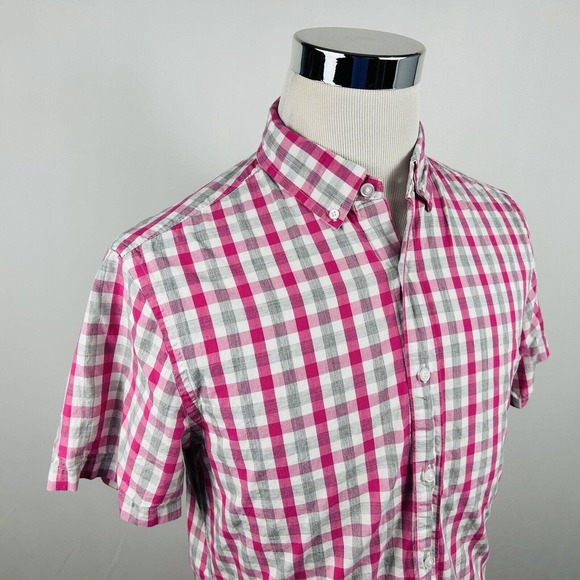 Hawker Rye | Shirts | Hawker Rye Medium Slim Fit Button Down Shirt Pink ...